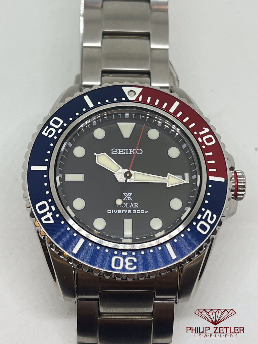 Seiko Solar Pepsi at phillip Zetler Jewellers – Philip Zetler Jewellers