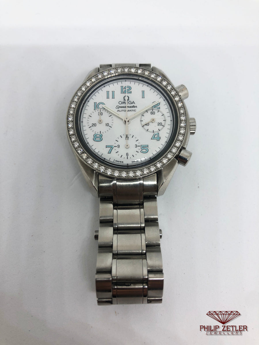Omega Speedmaster Automatic Chronometer at Philip Zetler Jewellers